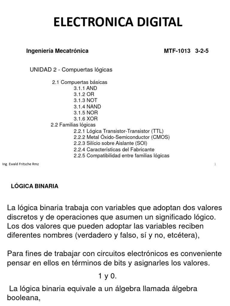 Compuertas Basicas | PDF | Puerta lógica | Álgebra de Boole