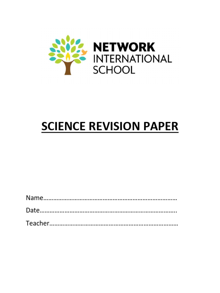 Y8 Revision - Paper 1 | PDF | Atmosphere Of Earth | Water