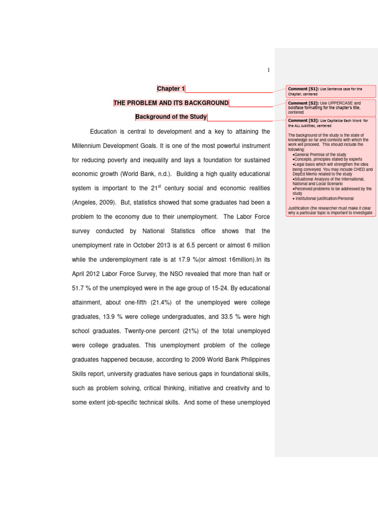 Thesis Sample Format | PDF | Teachers | Curriculum