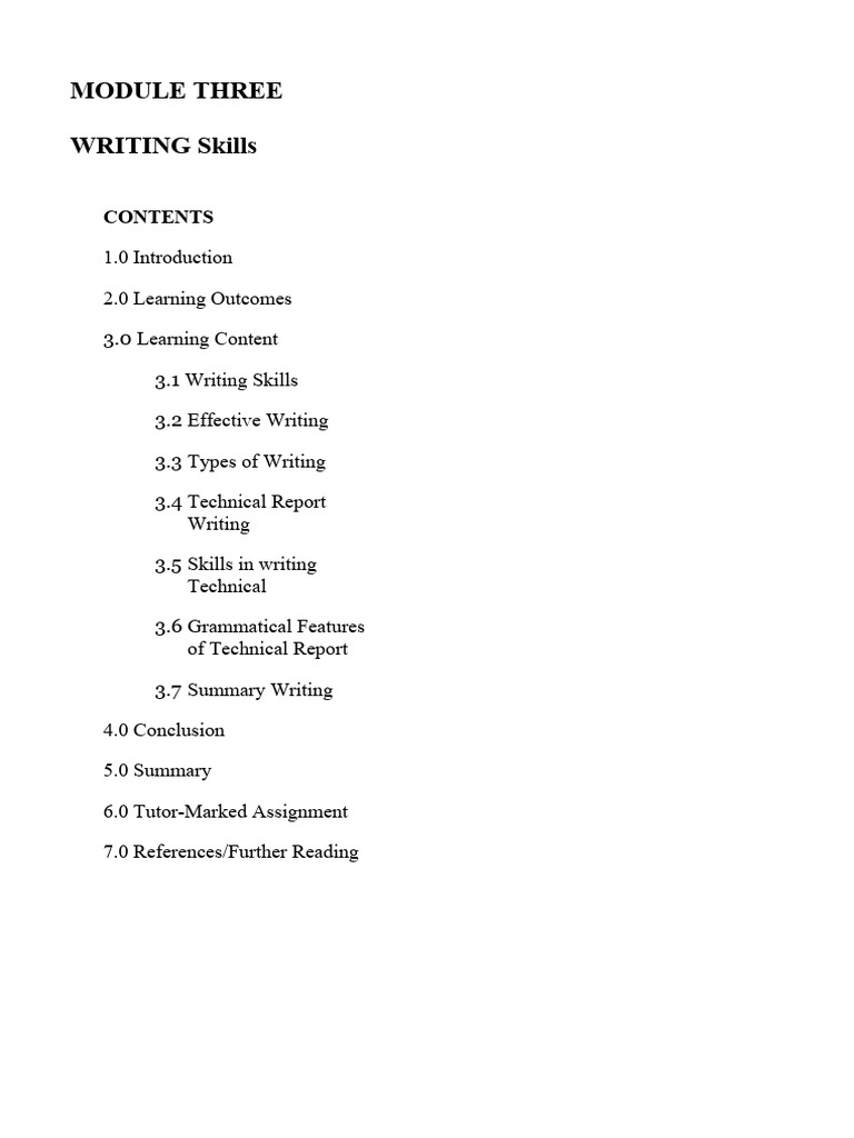 Module Writin Skills | PDF | Essays | Idea