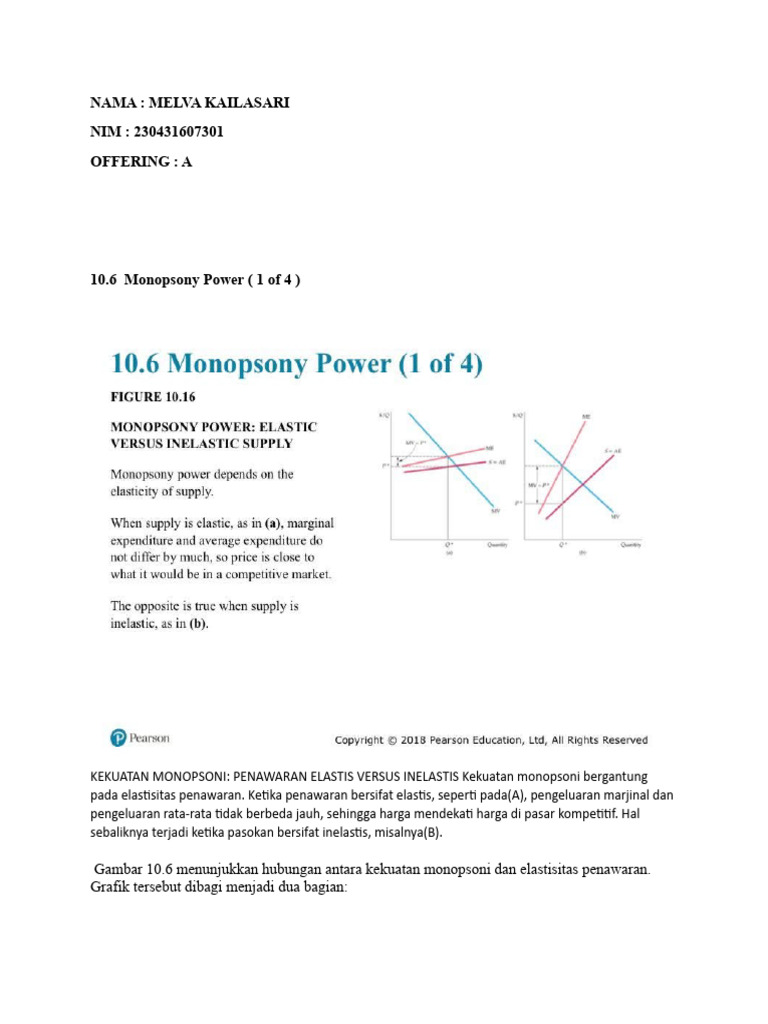 10.6 Monopsony Power and EXAMPLE 10.6 | PDF