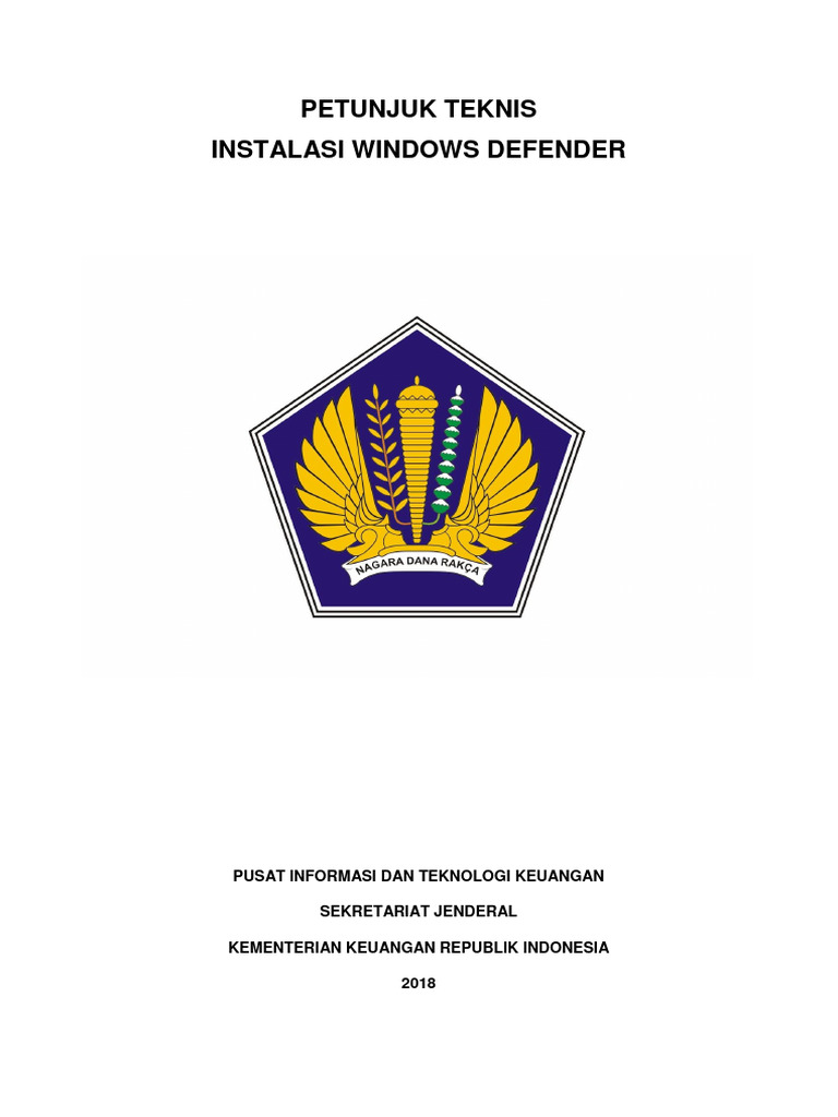 Petunjuk Teknis Windows Defender | PDF | Komputer