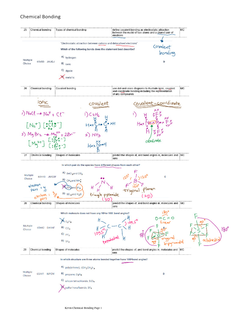 Covalent Bonds: Sigma and Pi | PDF