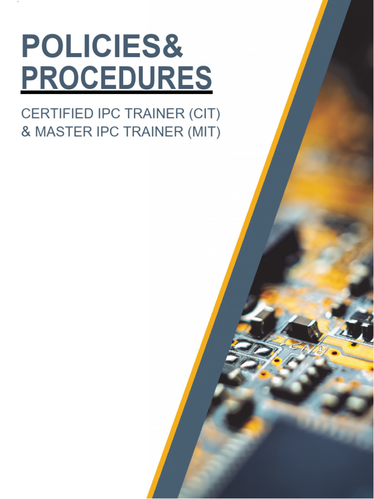 CIT-MIT Policies & Procedures 2024 | PDF | Professional Certification | Certification