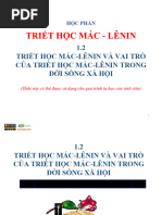 SỰ RA ĐỜI VÀ QUÁ TRÌNH HÌNH THÀNH, PHÁT TRIỂN CỦA TRIẾT HỌC MÁC-LÊNIN | PDF