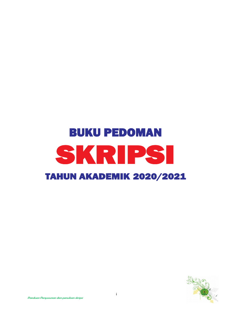 Buku Panduan Skripsi Bahasa Inggris | PDF | Komputer