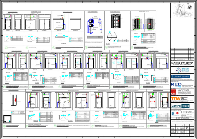 HDC-BBS-PH1-ZZ-DR-V-0100-DNL - Access Control Installation Door Details ...