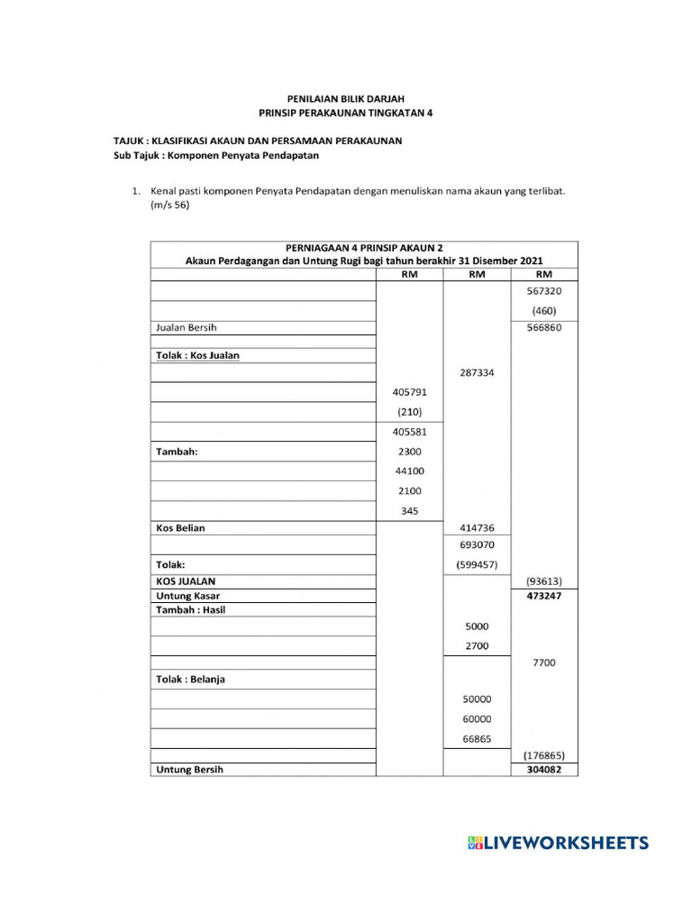 Latihan Komponen Apur | PDF