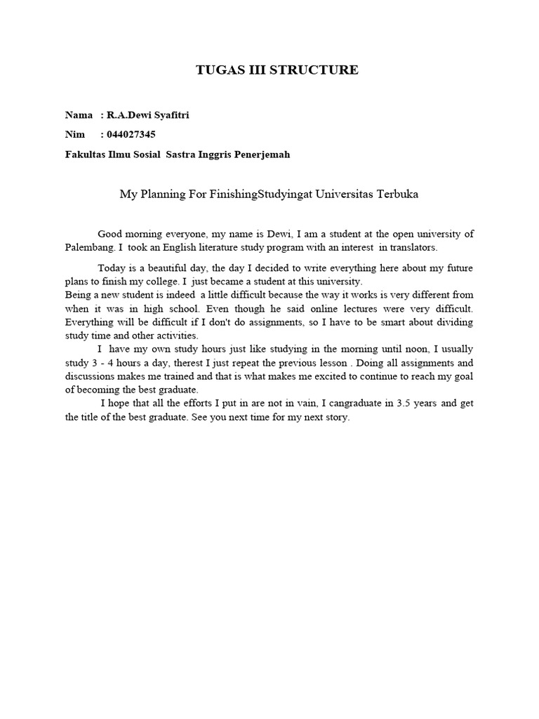 Tugas 3 Structure | PDF