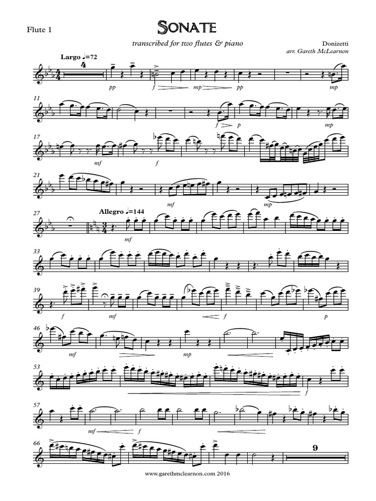 Donizetti+Two+Flutes+Final+ +parts+30 | PDF