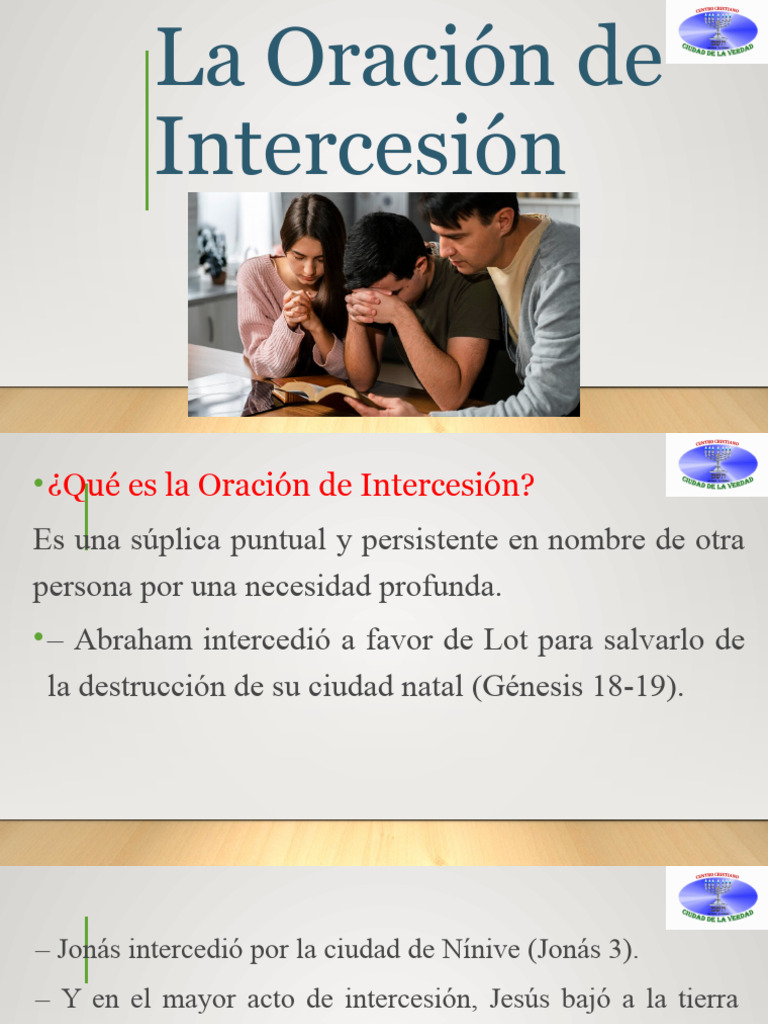 La Oración de Intercesión | PDF | Intercesión | Oración