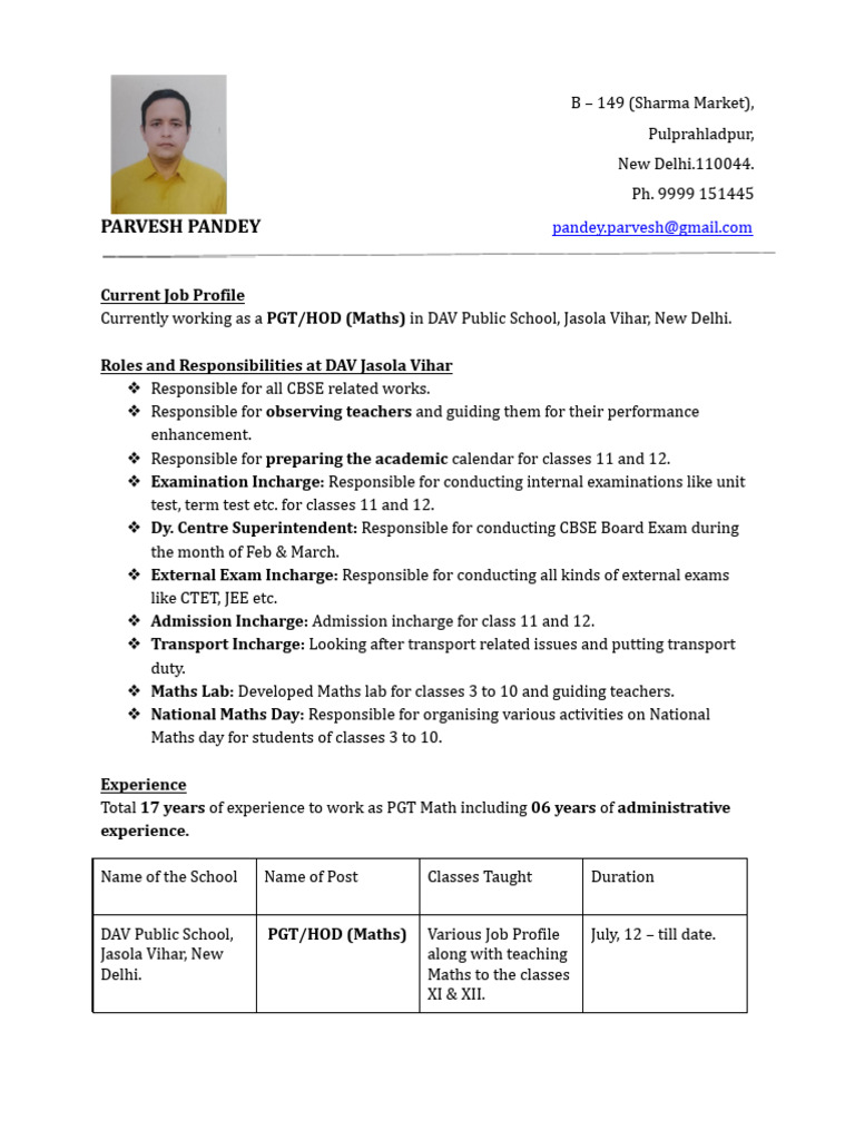 PP BIO New | PDF | Qualifications | Educational Stages