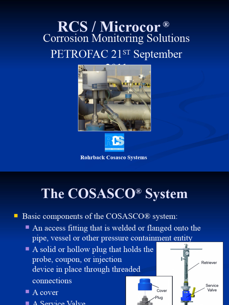 No 2 Microcor - Presentation Petrofac | PDF | Corrosion | Iron