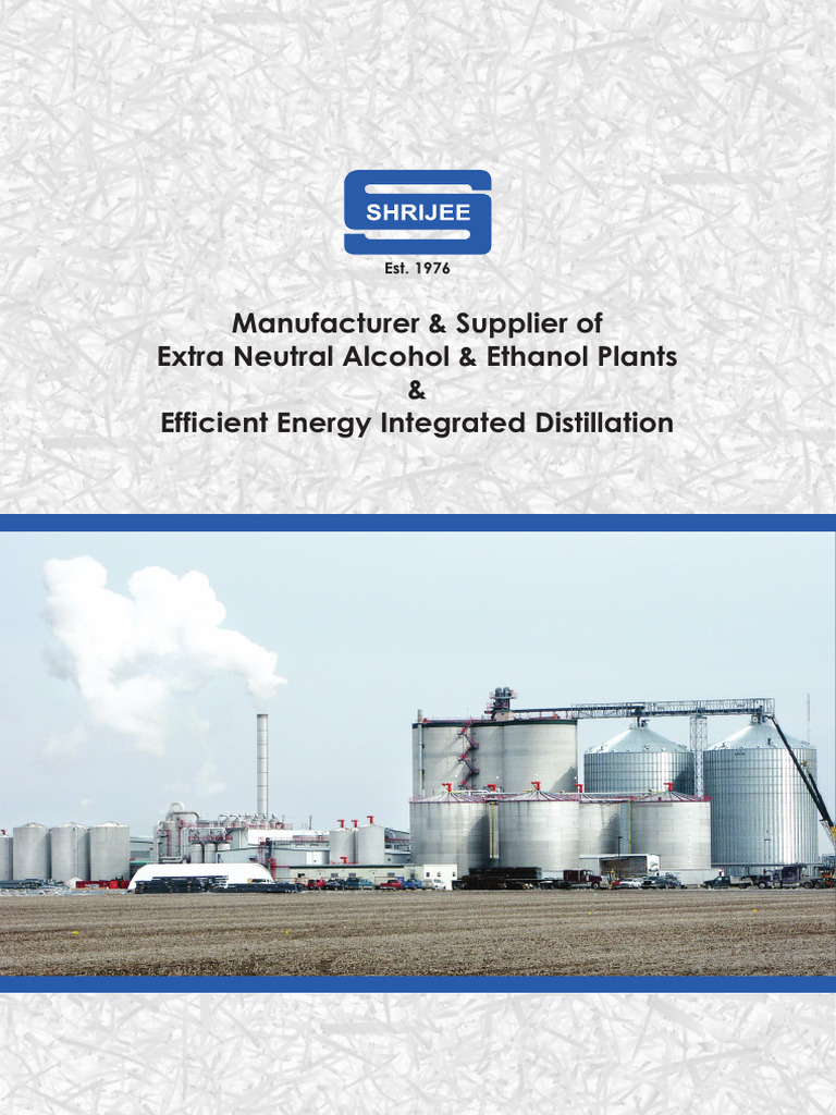 Manufacturer & Supplier of Alcohol & Ethanol Distillation | PDF ...