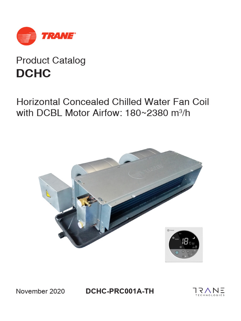 Trane DCHC | PDF | Thermostat | Building Insulation