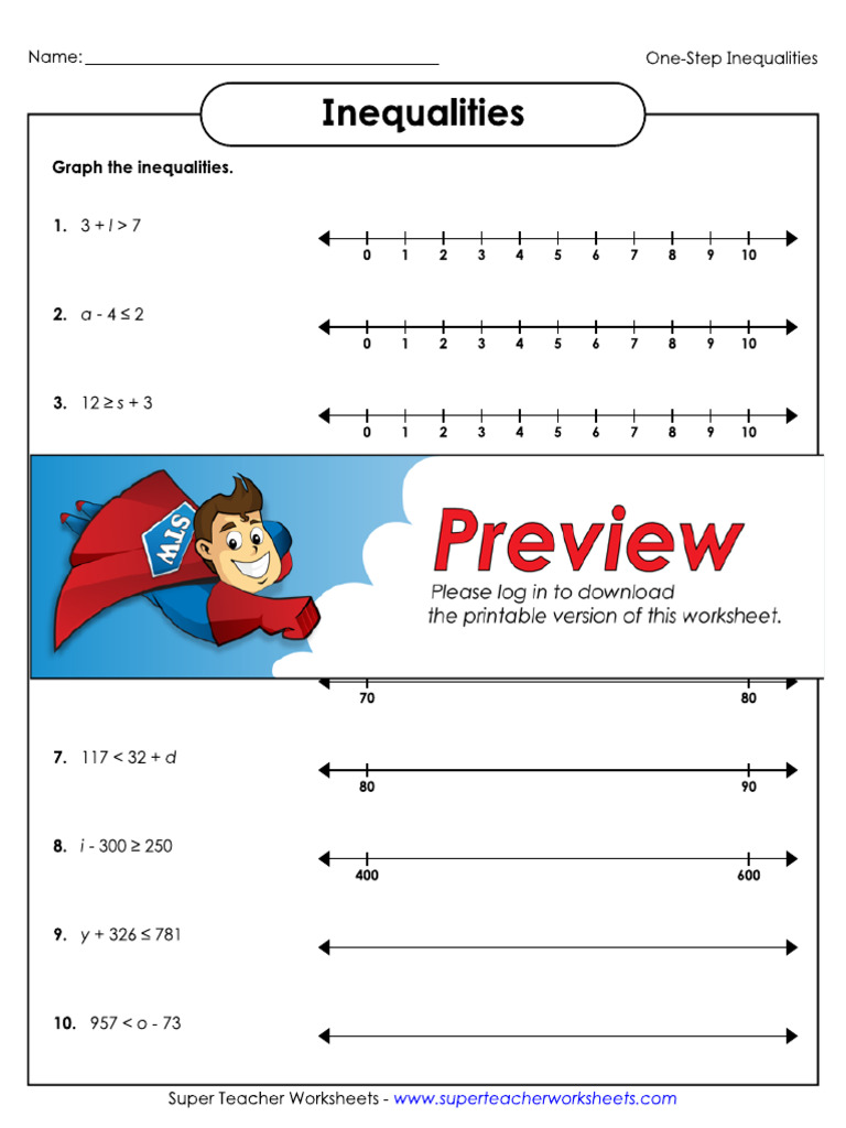 One Step Basic Inequalities | PDF