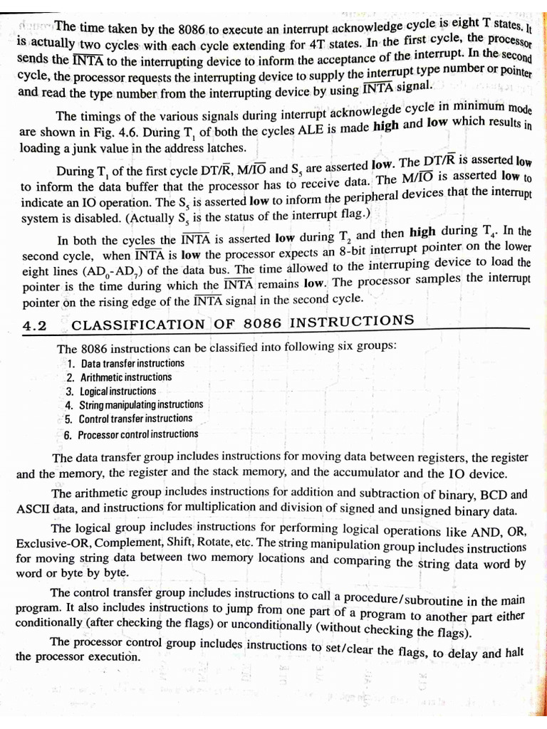 Format of 8086 Instructions | PDF