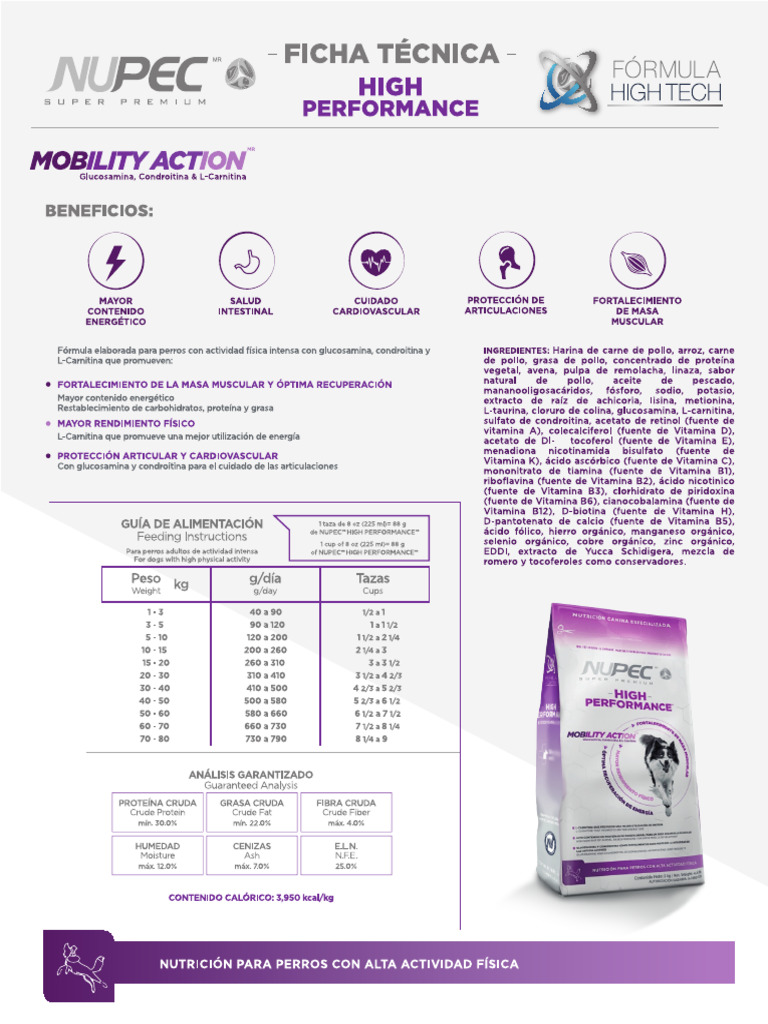 FichaTec HighPerformance1 PDF - PDF-1 | PDF