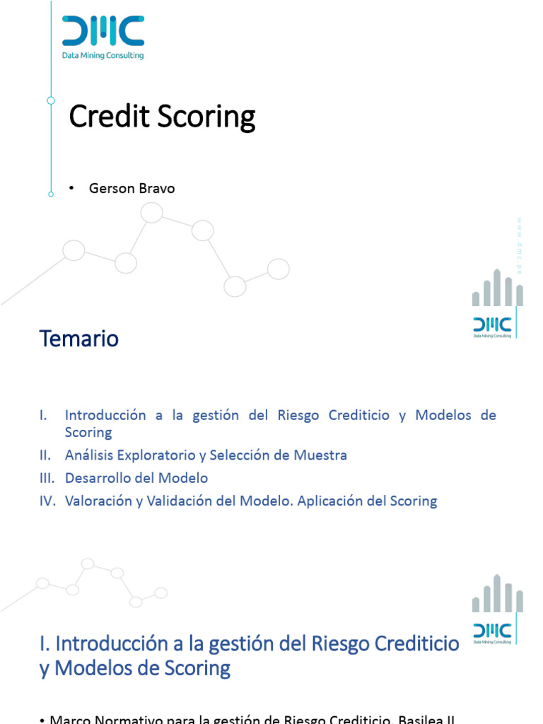 Modelos de Scoring en Riesgo Crediticio | PDF | Basilea Ii | Riesgo ...