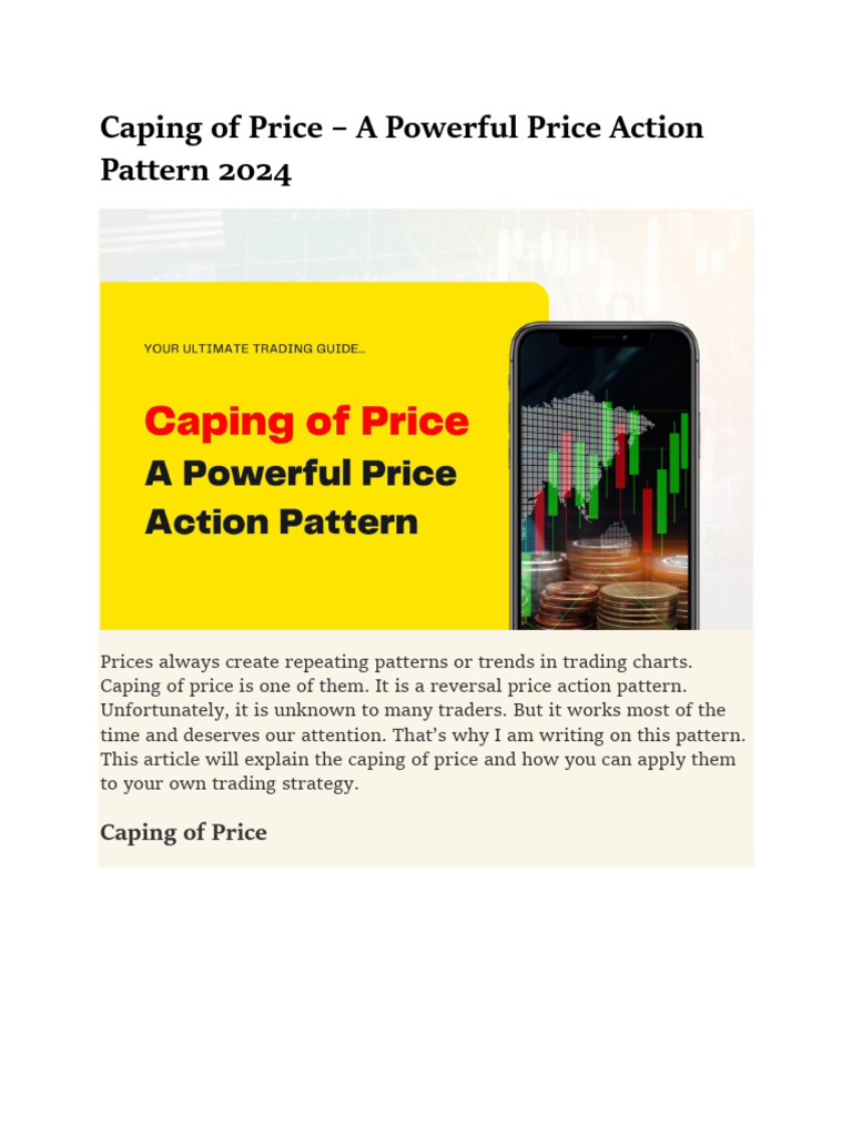 Caping of Price - A Powerful Price Action Pattern 2024 | PDF | Business ...