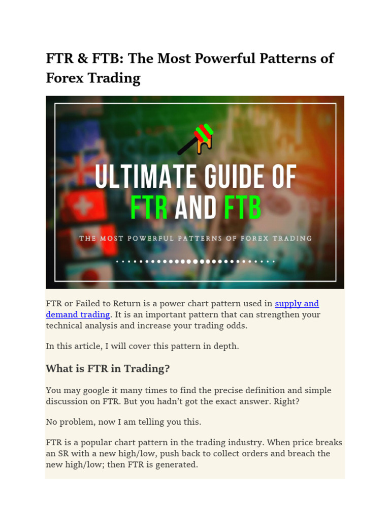 FTR & FTB-The Most Powerful Patterns of Forex Trading | PDF | Technical ...