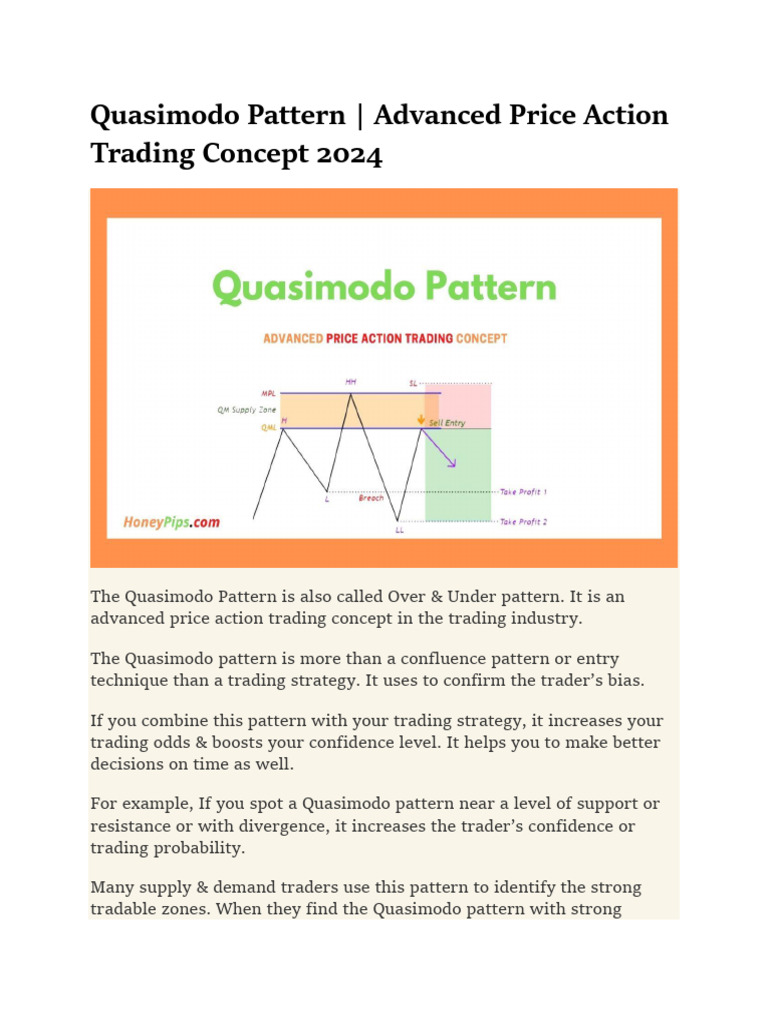 Quasimodo Pattern - Advanced Price Action Trading Concept 2024 | PDF ...