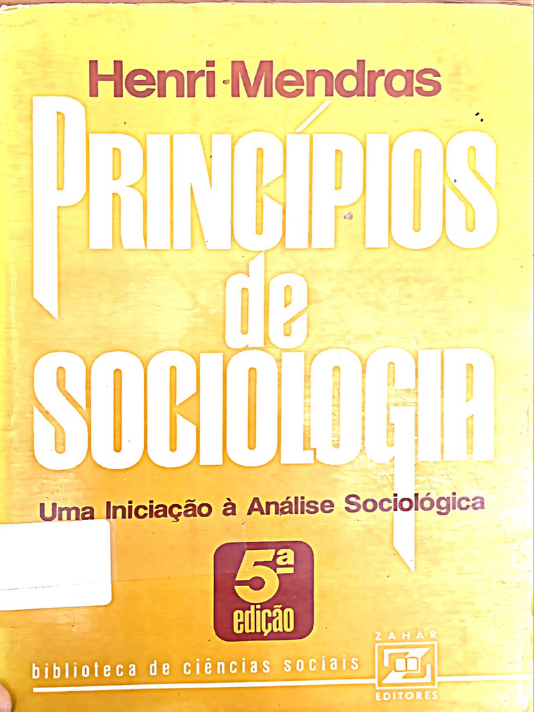 Texto - 08 - MENDRAS, Henri - Classes e Estratificação Social | PDF