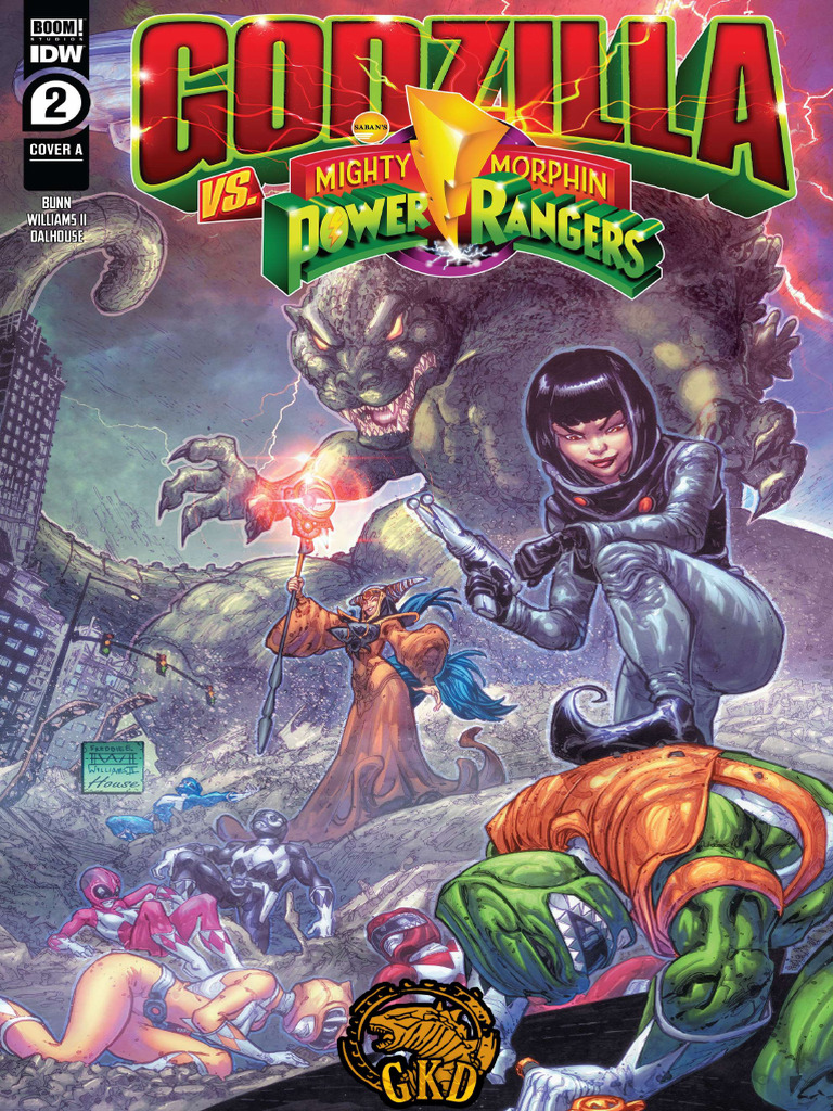 Godzilla Vs Mighty Morphin Power Rangers #2 GKD | PDF