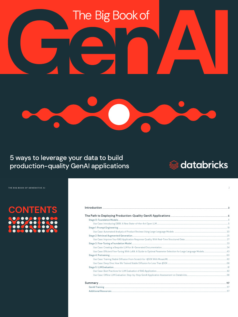 Databricks Big Book of GenAI FINAL | PDF | Computational Science ...