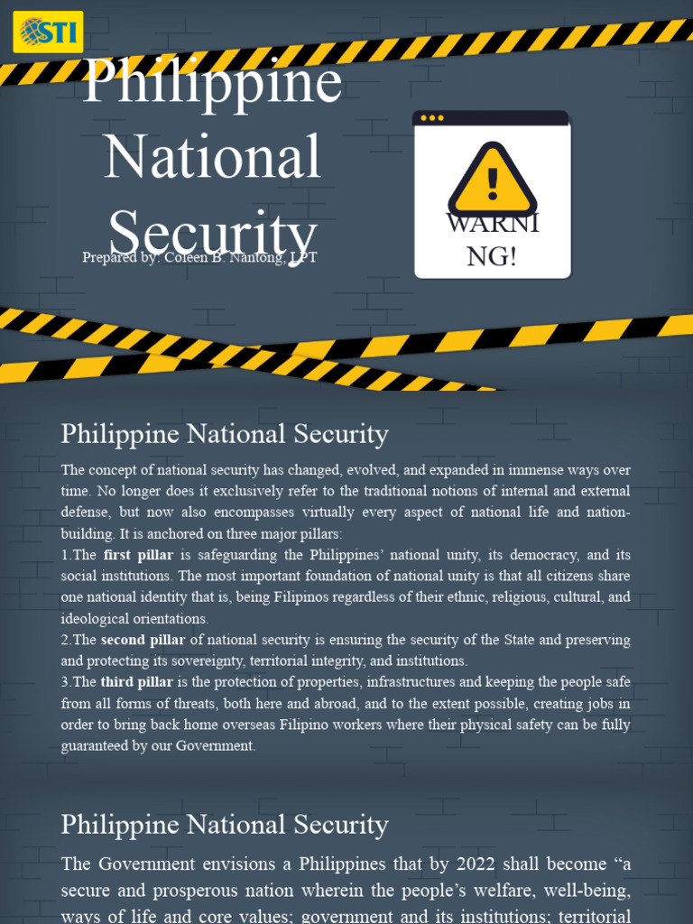 NSTP 1 Philippine National Security | PDF | National Security | Securities