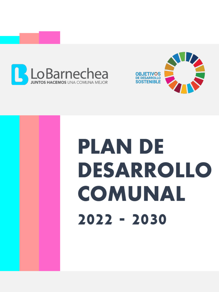 Plan de Desarrollo Comunal 2022 2030 Primera Actualizacion | PDF ...