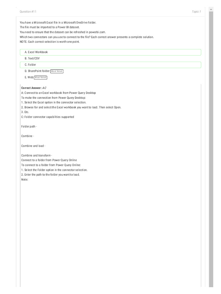 Power BI Data Connection Strategies | PDF | Microsoft Excel | Databases