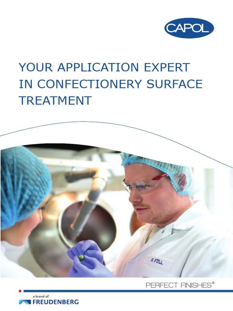 Capol Brochure ConfectionerySurfaceTreatment 2021 | PDF | Confectionery | Foods