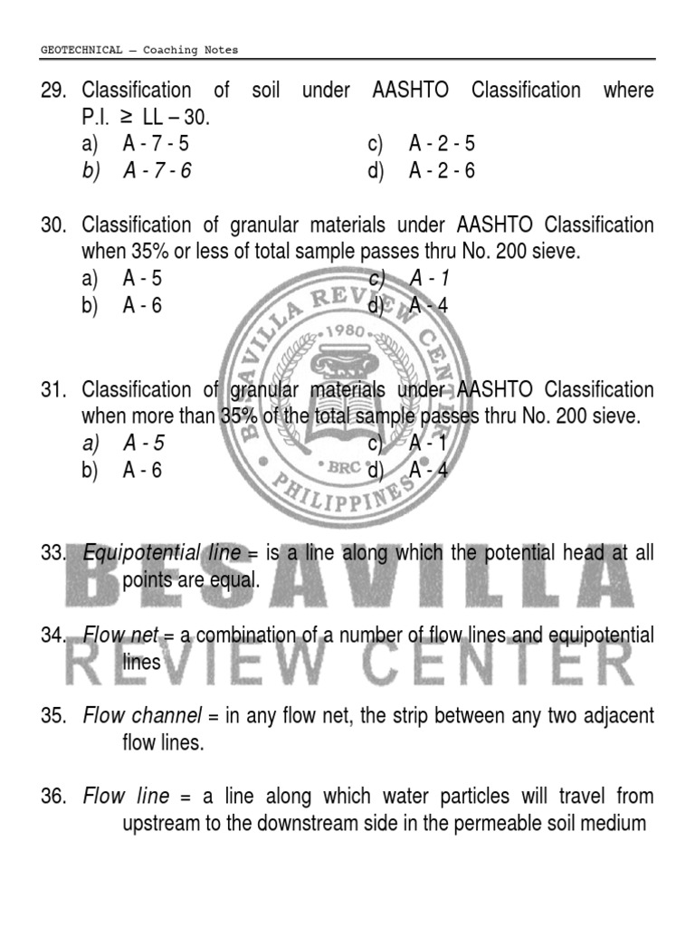 AASHTO Soil Classification Guide | PDF