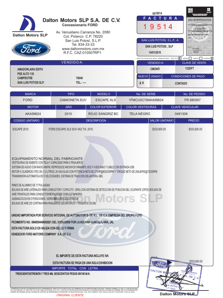 Dalton Sicofi Ford | Descargar gratis PDF | Vehículo de motor | Vehículos terrestres