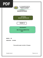 Grade 10 Geography Map Work Task | PDF | Map | Stratosphere