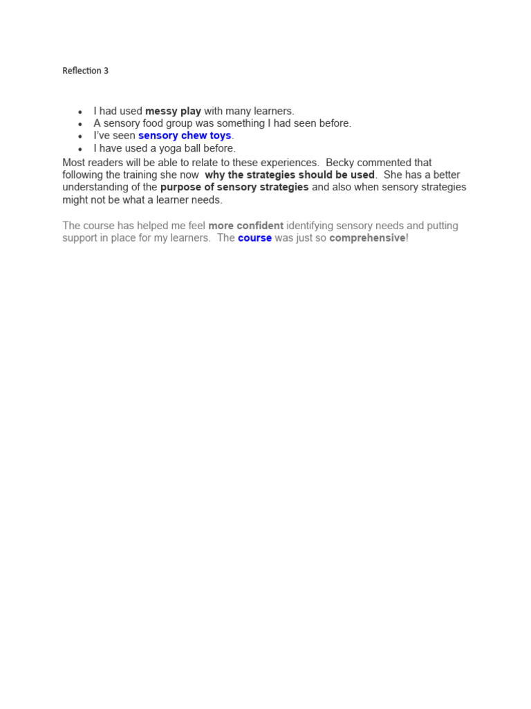 Reflection 3 | PDF | Career & Growth | Science & Mathematics