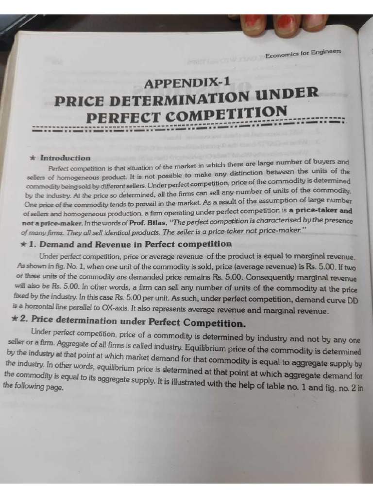 Perfect Competition | PDF