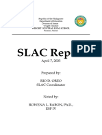 Slac Proposal | PDF | Teachers | Learning