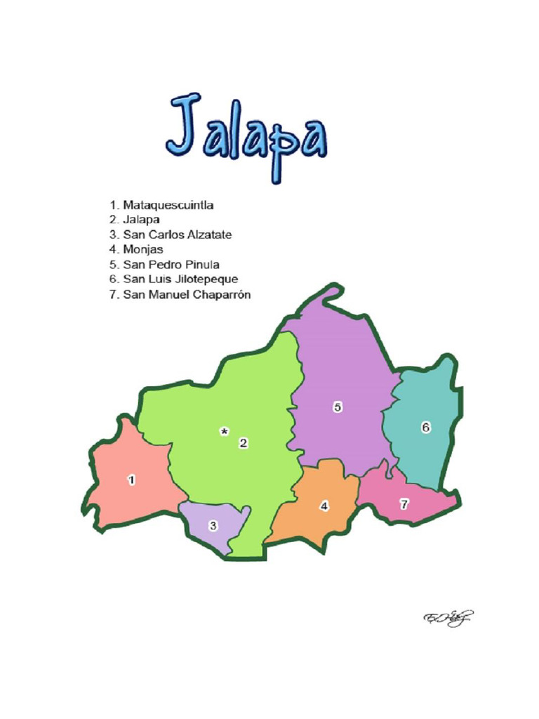 mapa de jalapa | PDF