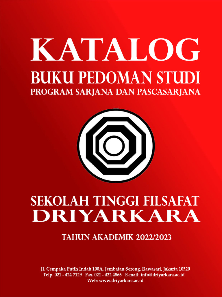 Katalog STF Driyarkara 2022/2023 | PDF