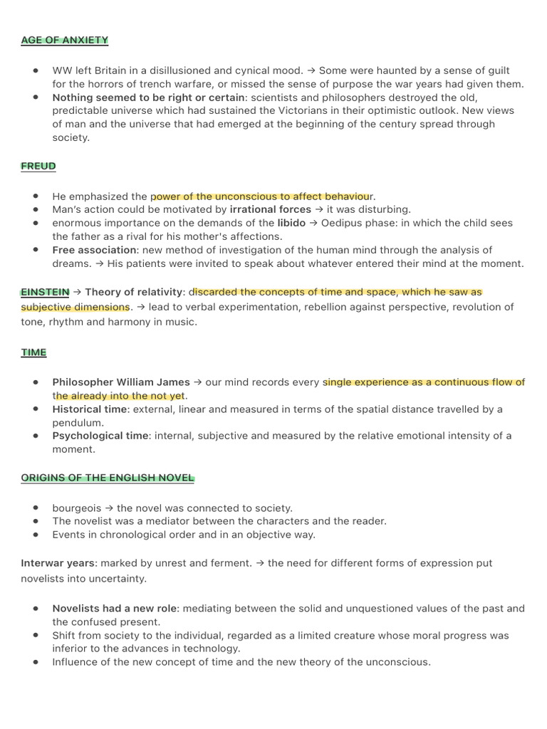 Age of Anxiety | PDF