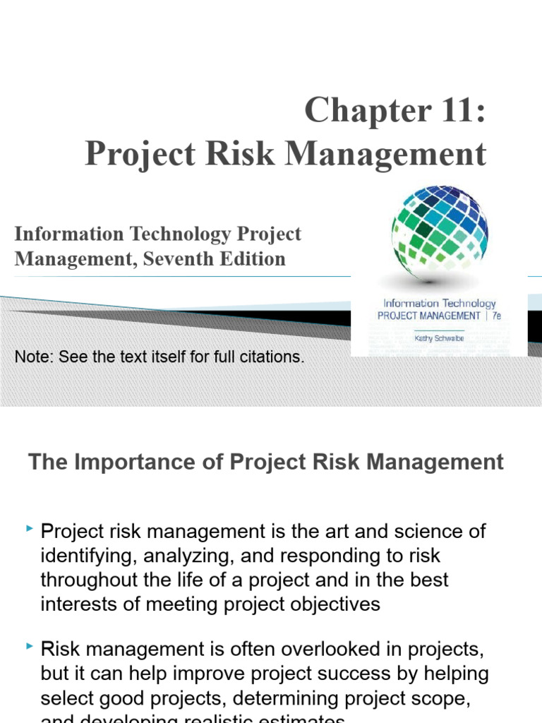 Chapter 11 Project Risk Management | PDF | Risk | Risk Aversion