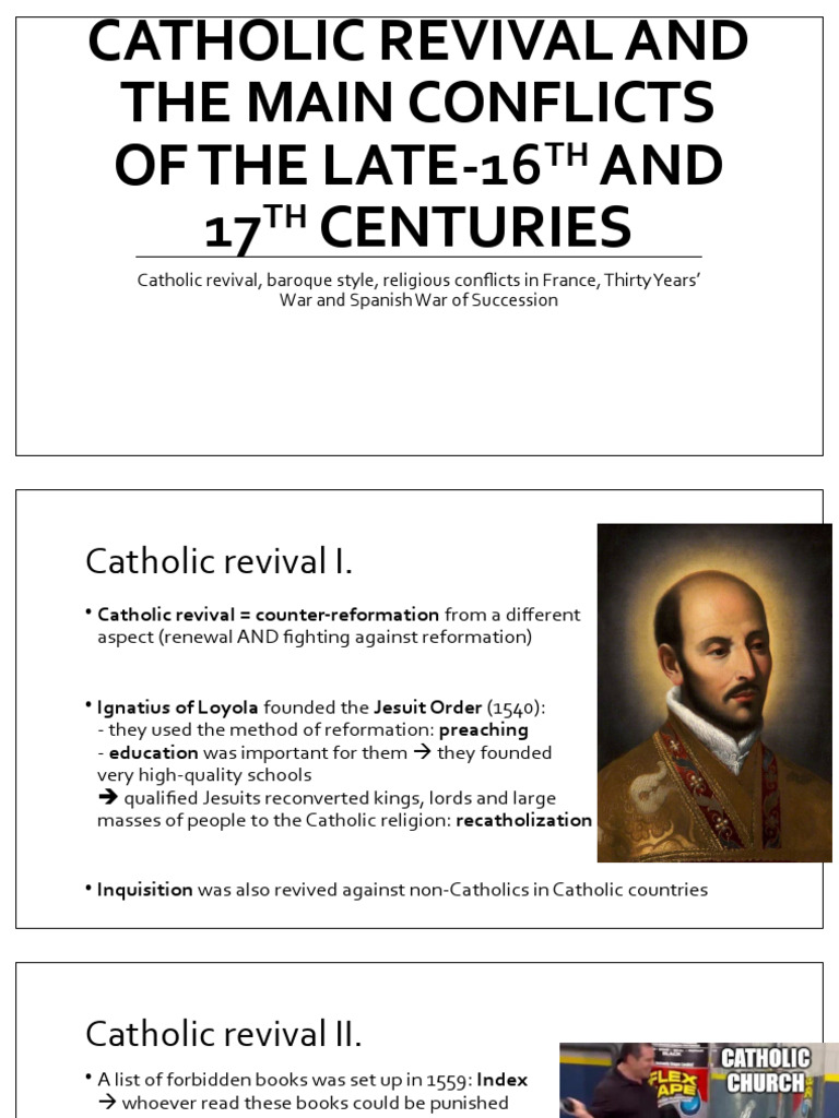 Catholic Revival in 16th-17th Century France | PDF | Counter ...