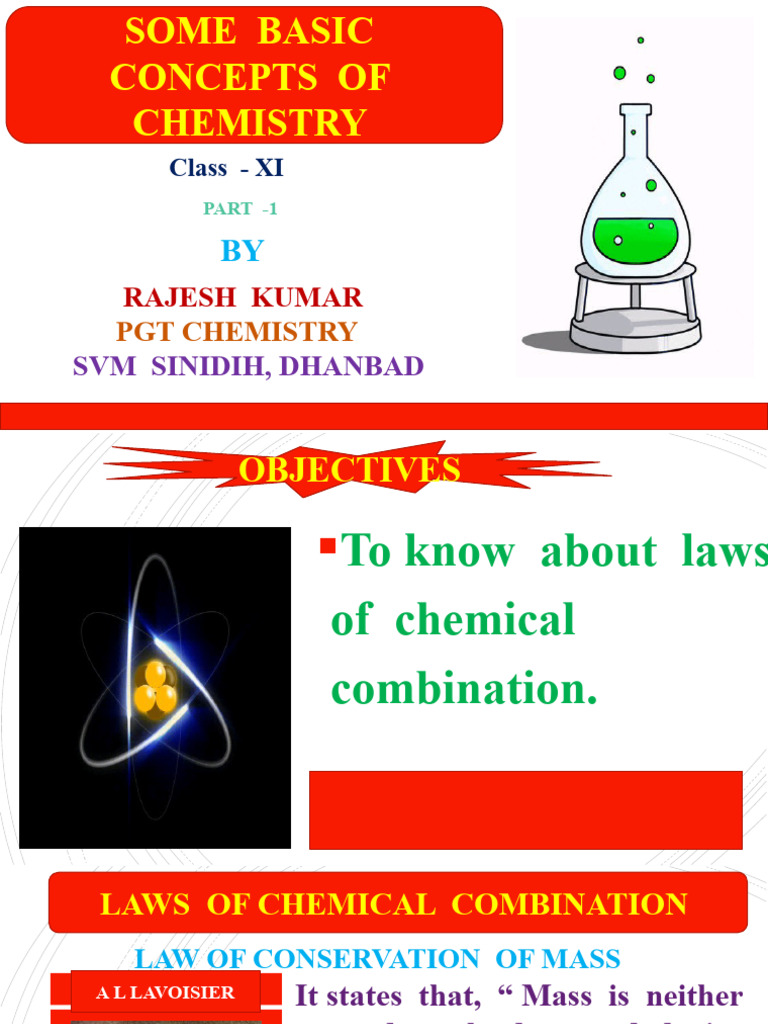 Basic Concepts of Chemical Laws | PDF | Chemistry | Chemical Substances