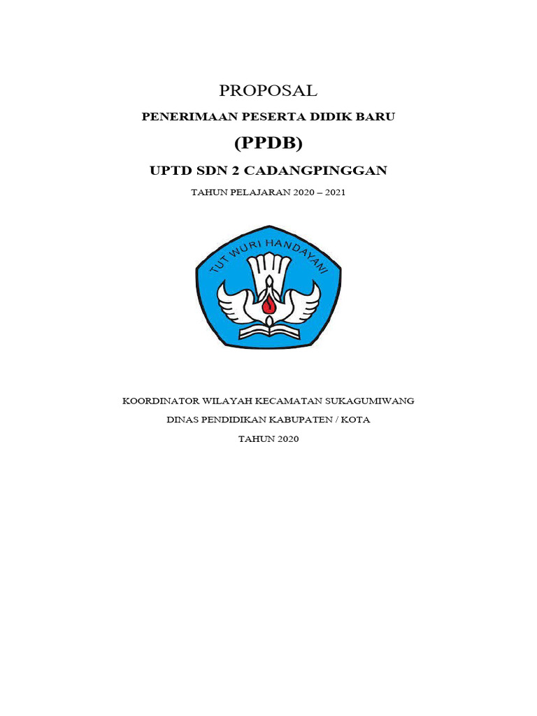 Proposal PPDB 2020-2021 | PDF