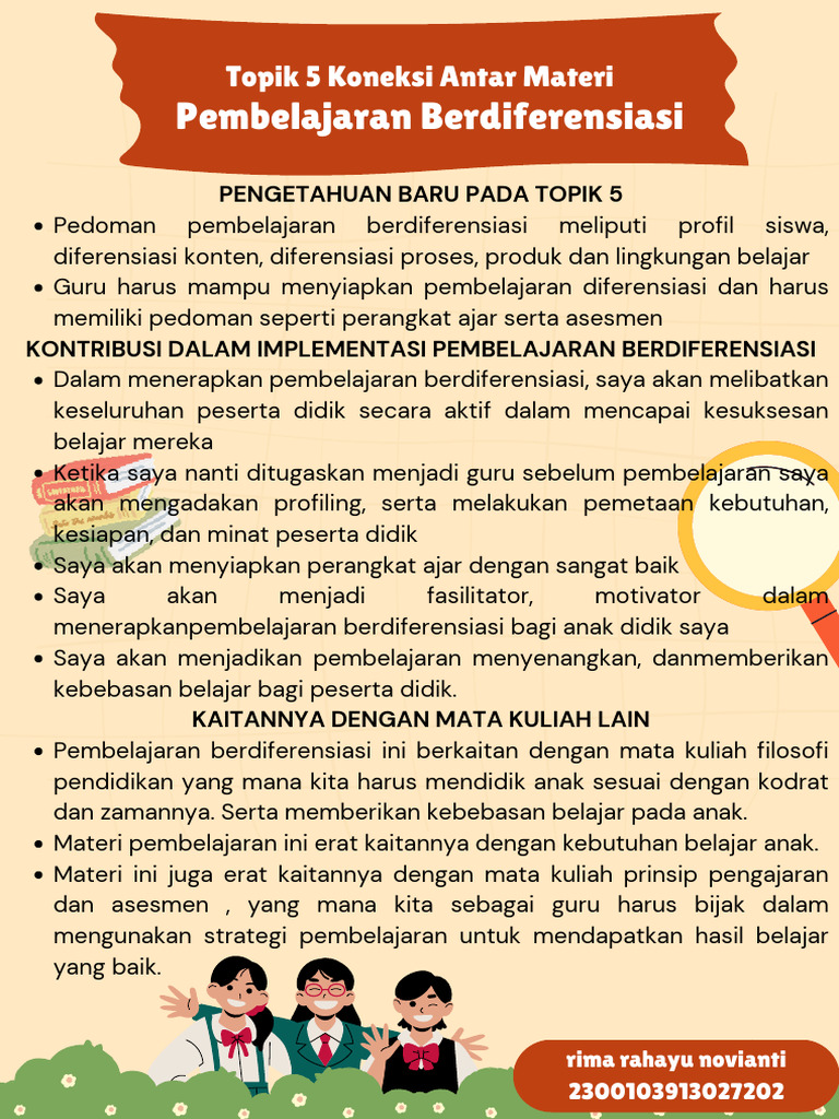 T5 Koneksi Antar Materi-Pembelajaran Berdiferensiasi-Rima Rahayu ...