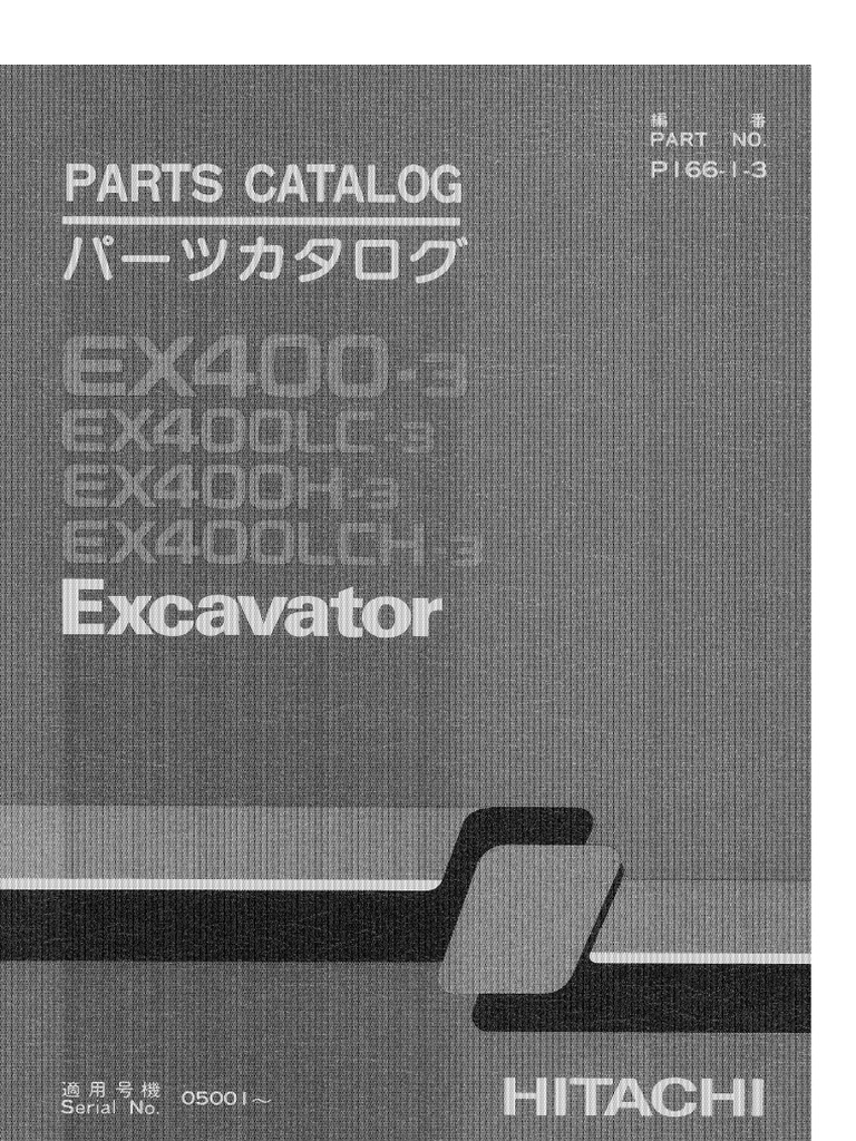 Hitachi EX400 3 | PDF