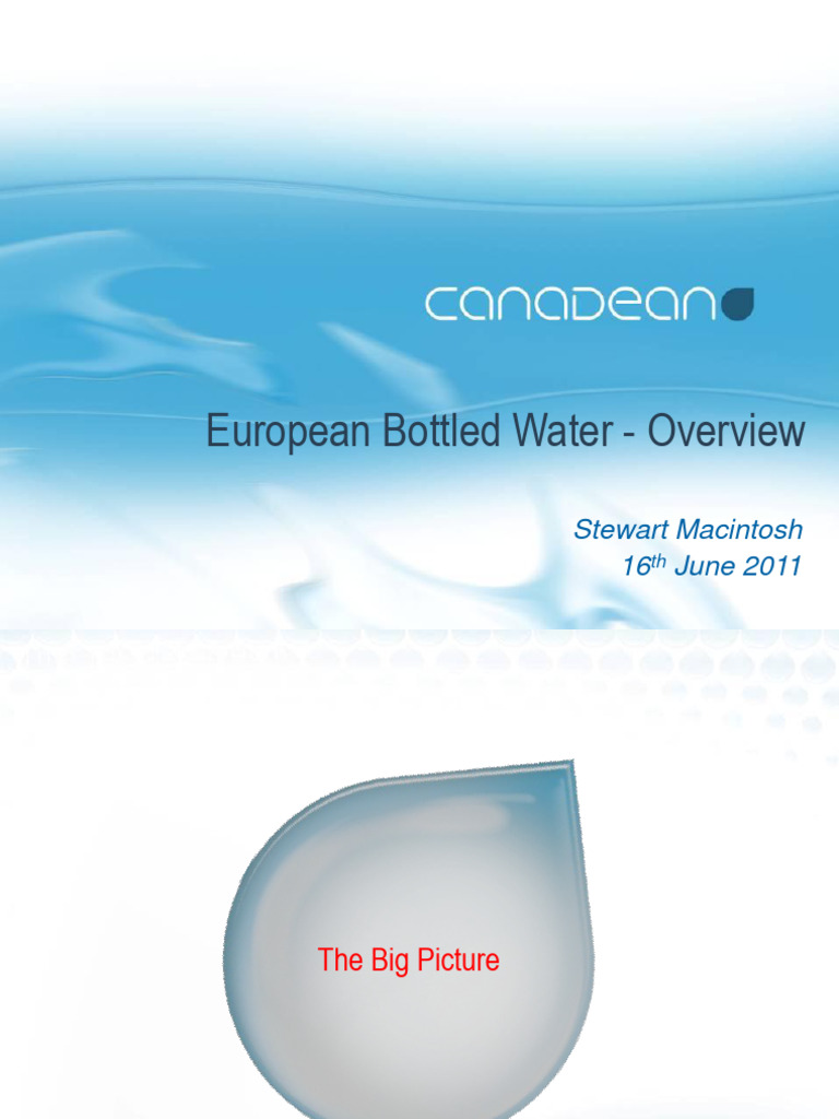 European Bottled Water Market Insights | PDF | National Association ...