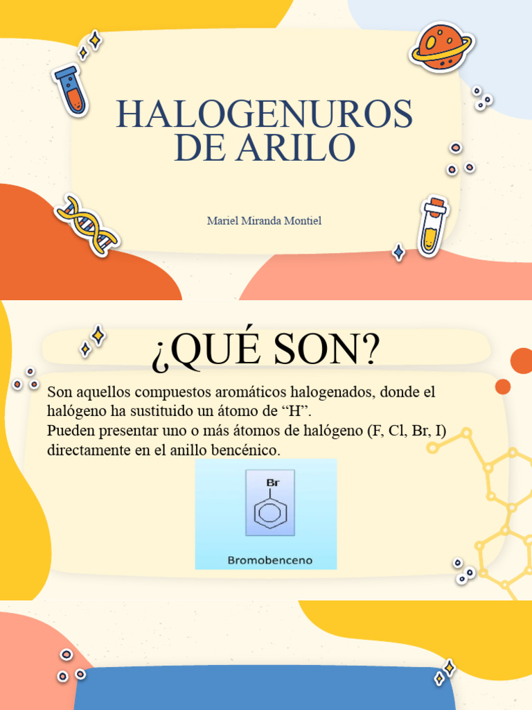 Nomenclatura de Haluros de Arilo | PDF | Benceno | Aromaterapia